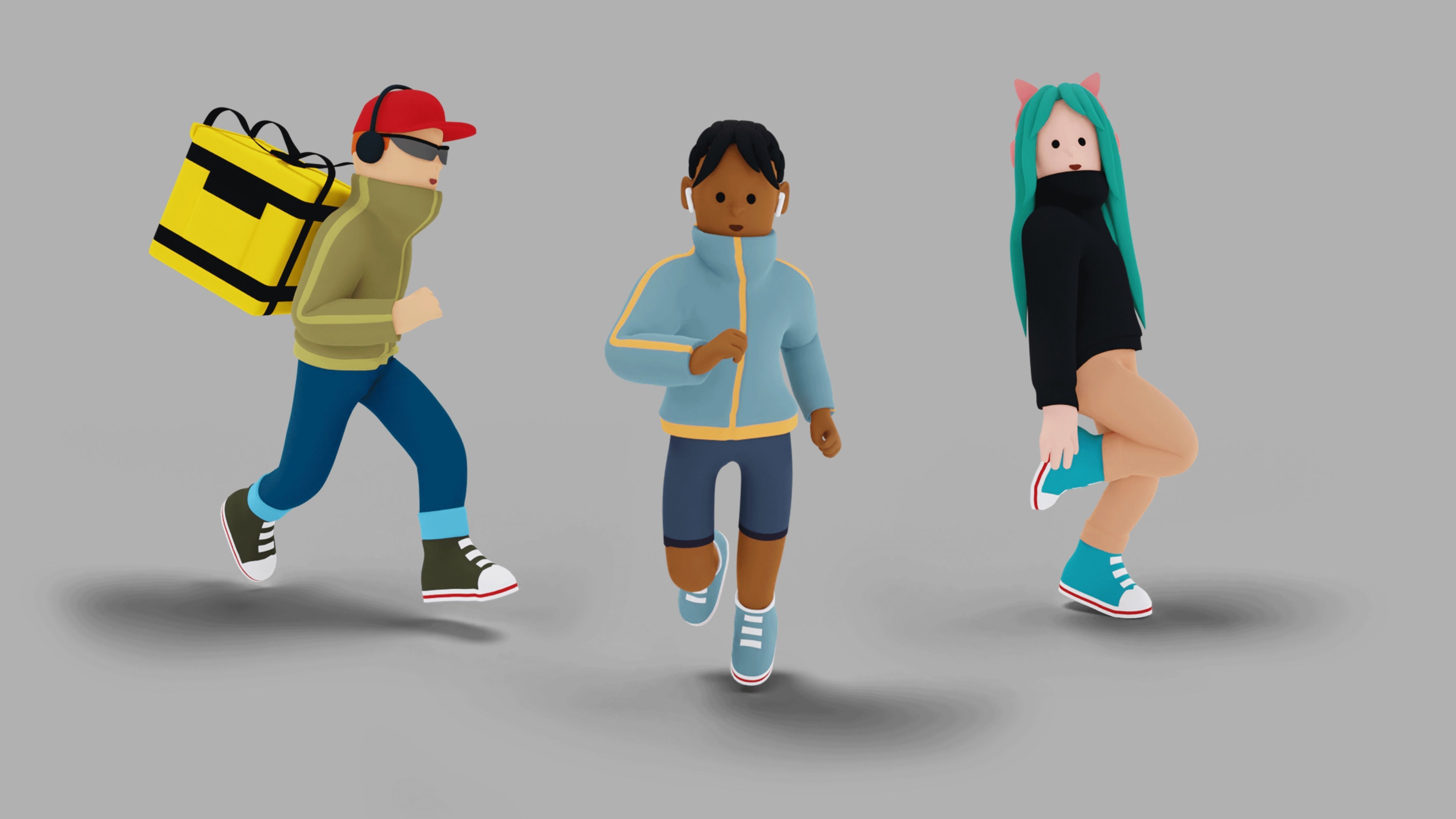 3D model Cartoon Characters - Pack x32 - vol2 VR / AR / low-poly | CGTrader