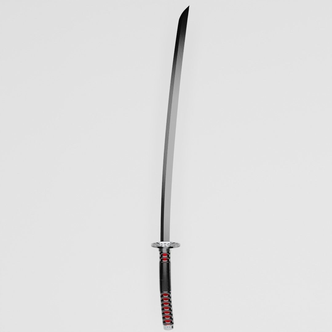 Kamado Tanjiro Nichirin Blade from Kimetsu No Yaiba 3D model | CGTrader