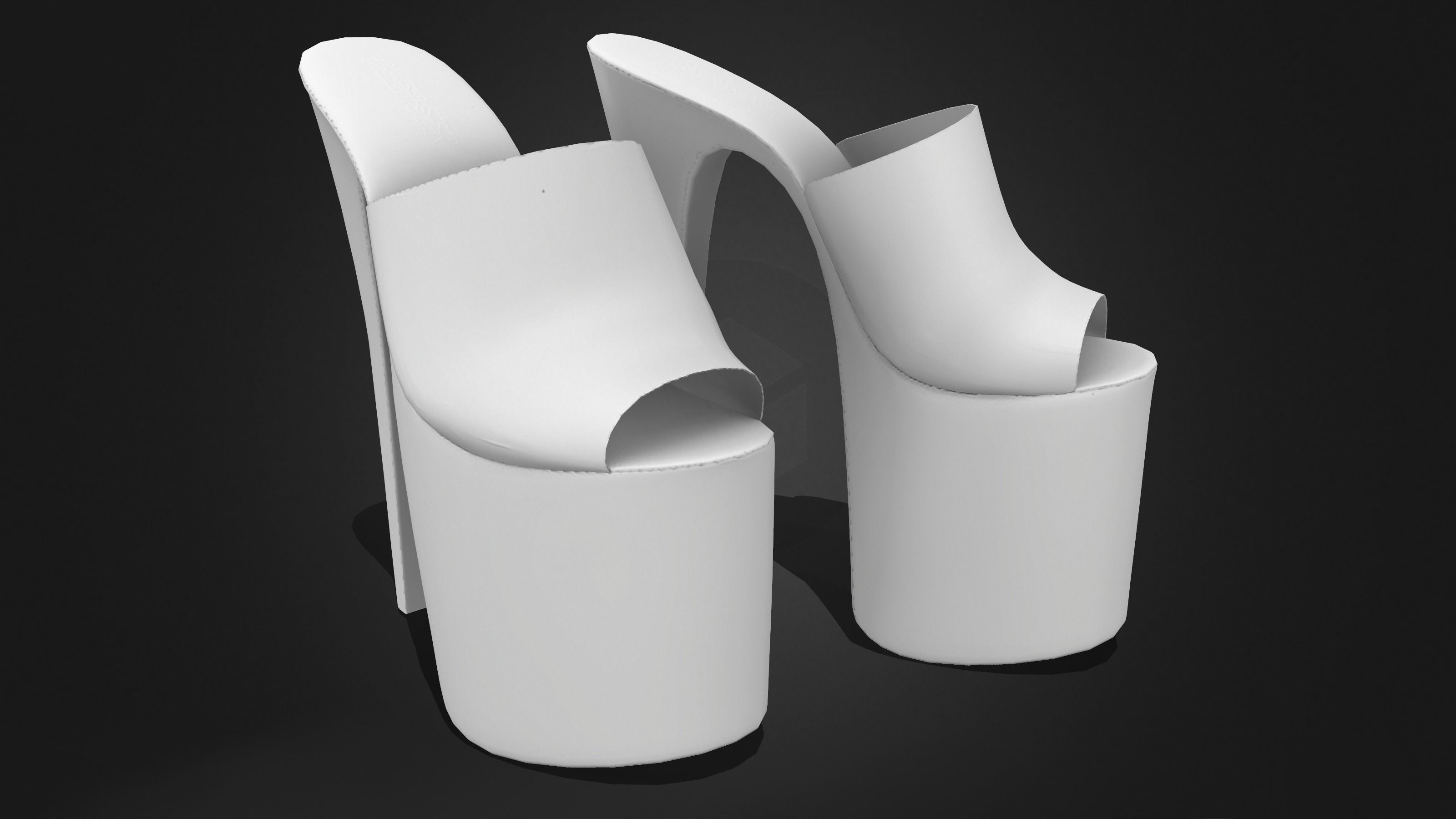 3D model Super High Heels VR / AR / low-poly | CGTrader