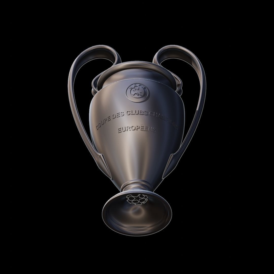 The UEFA Champions League Trophy Replica Printable STL 3D model 3D ...