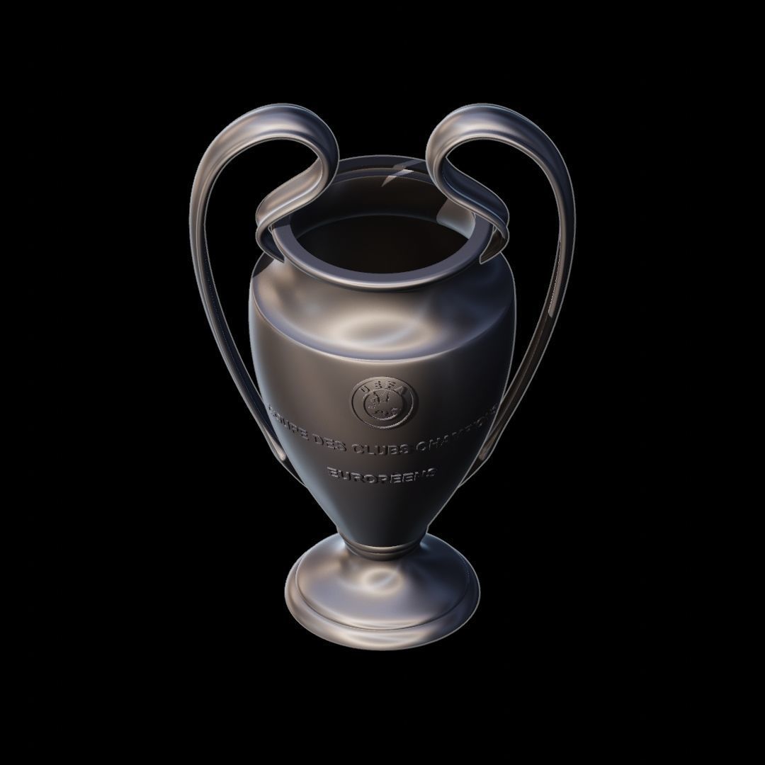 The UEFA Champions League Trophy Replica Printable STL 3D model 3D ...