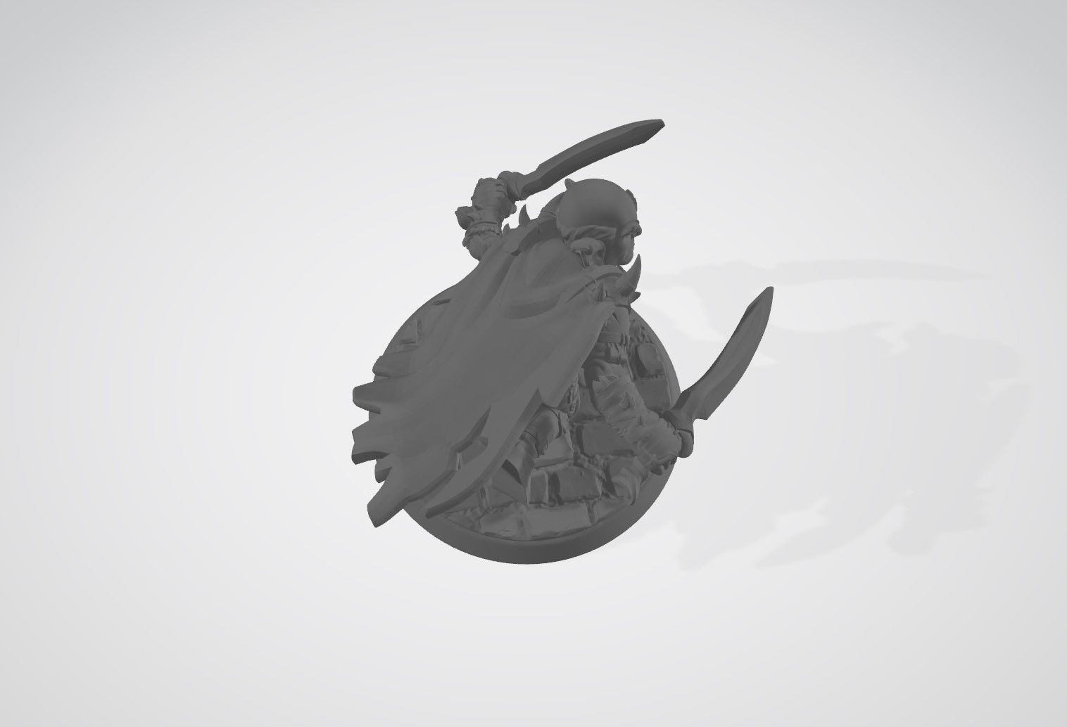 Gnome Rogue DnD Character 30mm Base 3D Print Model 3D model 3D ...