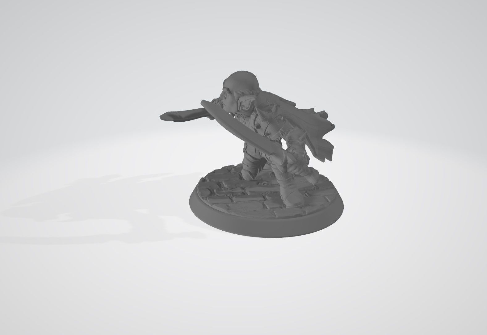Gnome Rogue DnD Character 30mm Base 3D Print Model 3D model 3D ...