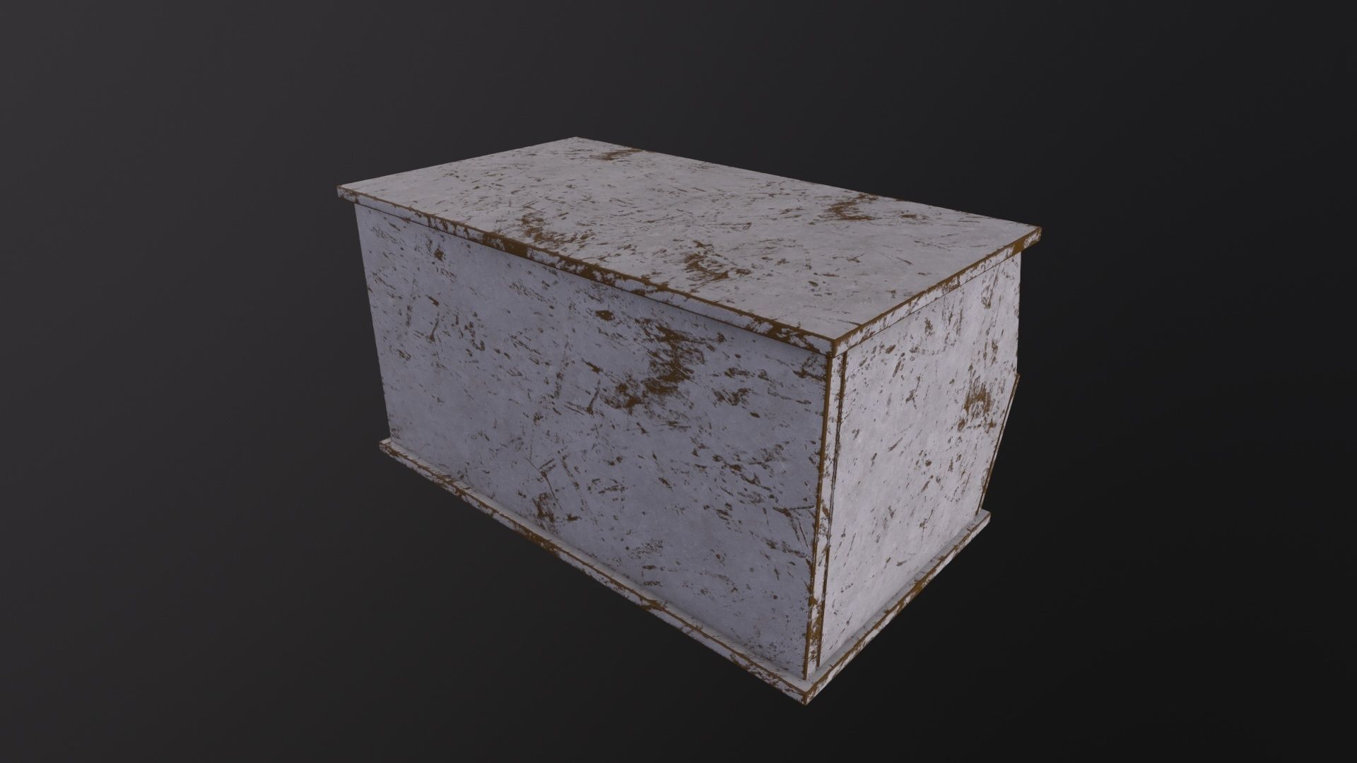 3D model Wooden Storage Bin 3D Model VR / AR / low-poly | CGTrader