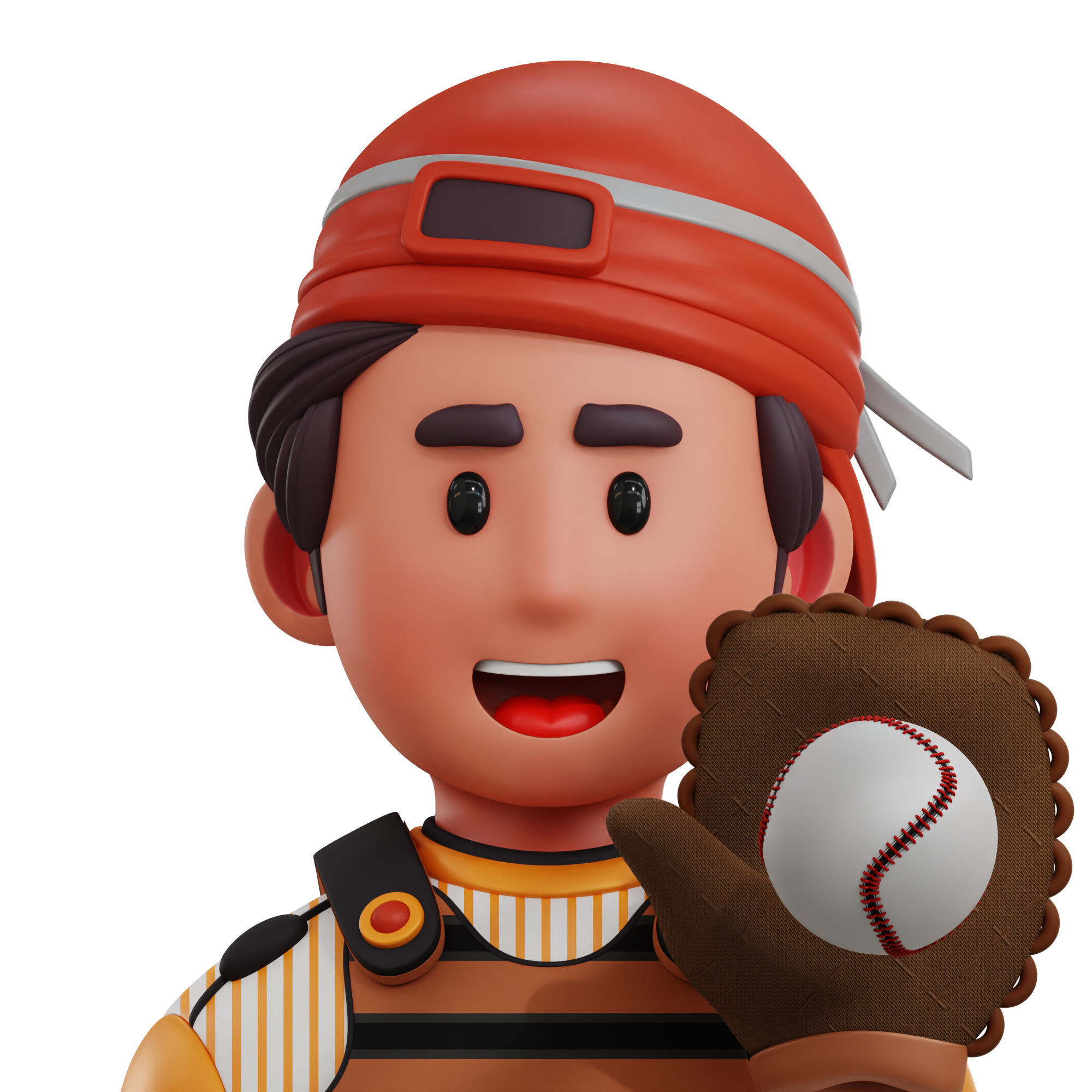 3D model Catcher Player Avatar 3D Icon VR / AR / low-poly | CGTrader