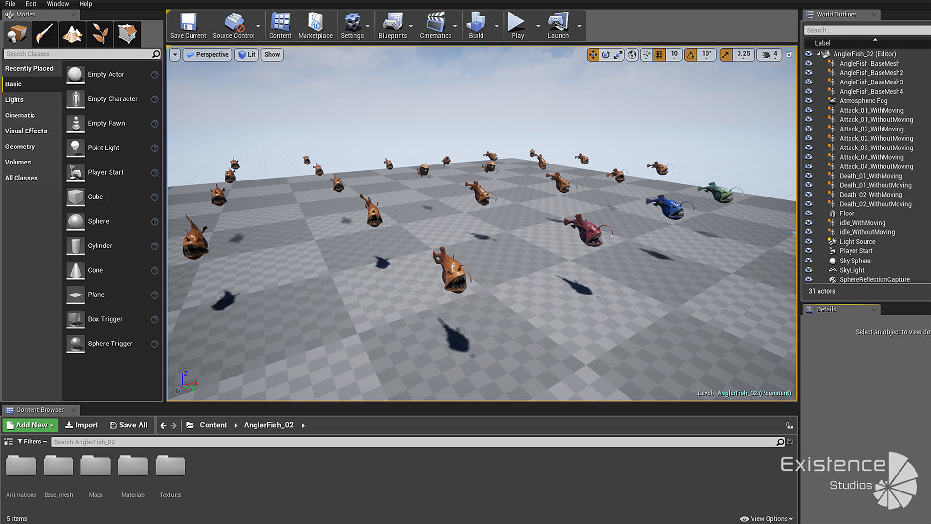 3D model Anglerfish 02 Curse - Ocean predator - Angler fish 3d model ...