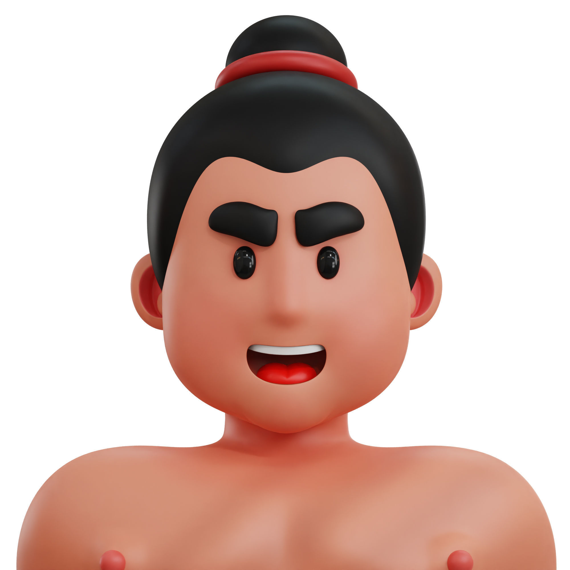 3D model Sumo Player Avatar 3D Icon VR / AR / low-poly | CGTrader