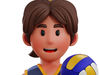 3D model Volleyball Player Avatar 3D Icon VR / AR / low-poly | CGTrader