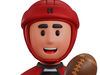 3D model Rugby Player Avatar 3D Icon VR / AR / low-poly | CGTrader