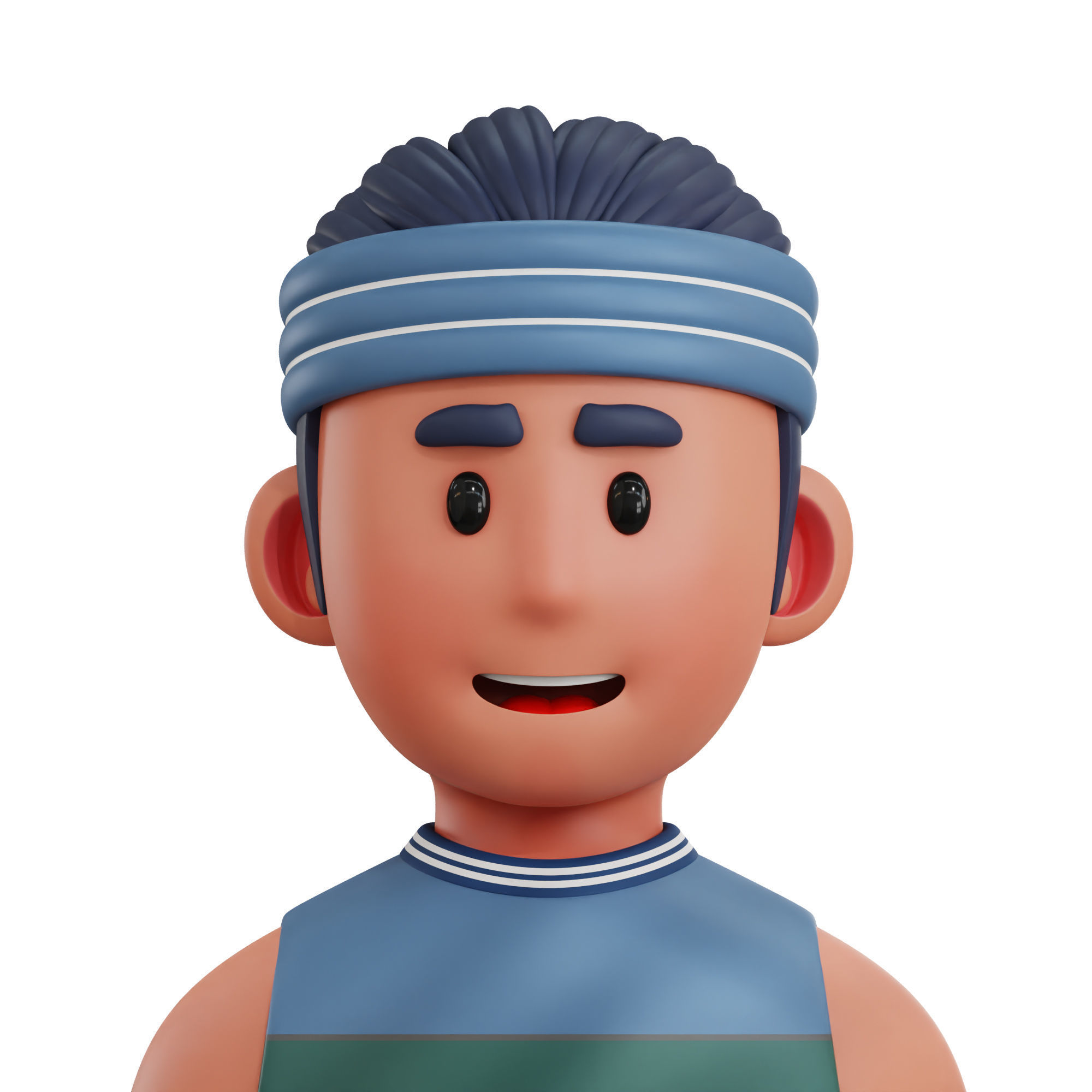 3D model Running Player Avatar 3D Icon VR / AR / low-poly | CGTrader