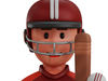 3D model Cricket Player Avatar 3D Icon VR / AR / low-poly | CGTrader
