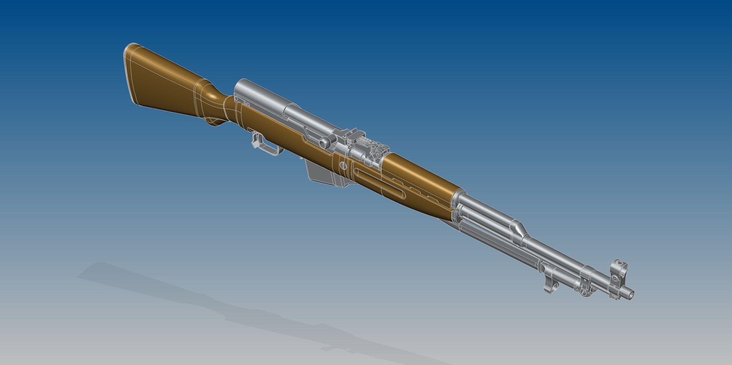 Soviet SKS 3D model | CGTrader