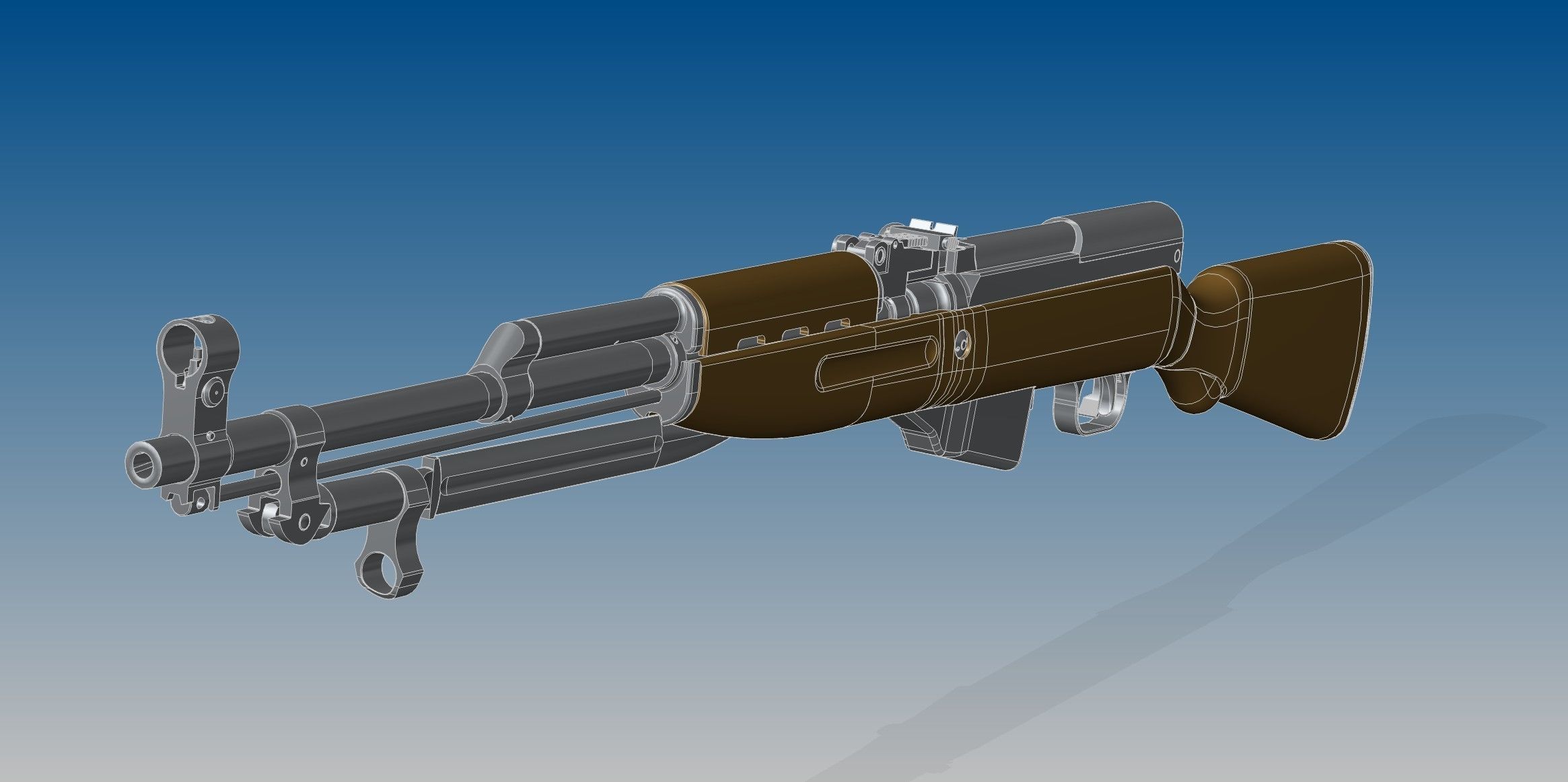 Soviet SKS 3D model | CGTrader