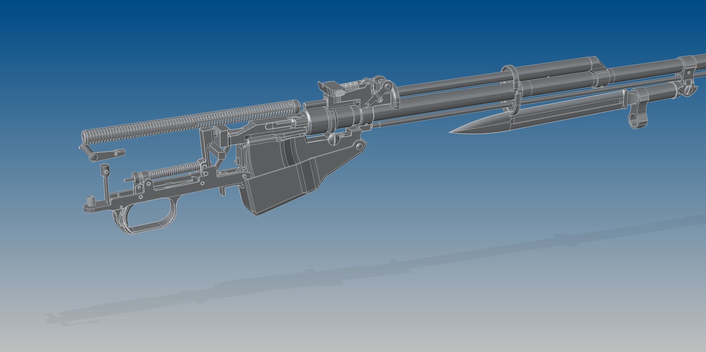 Soviet SKS 3D model | CGTrader