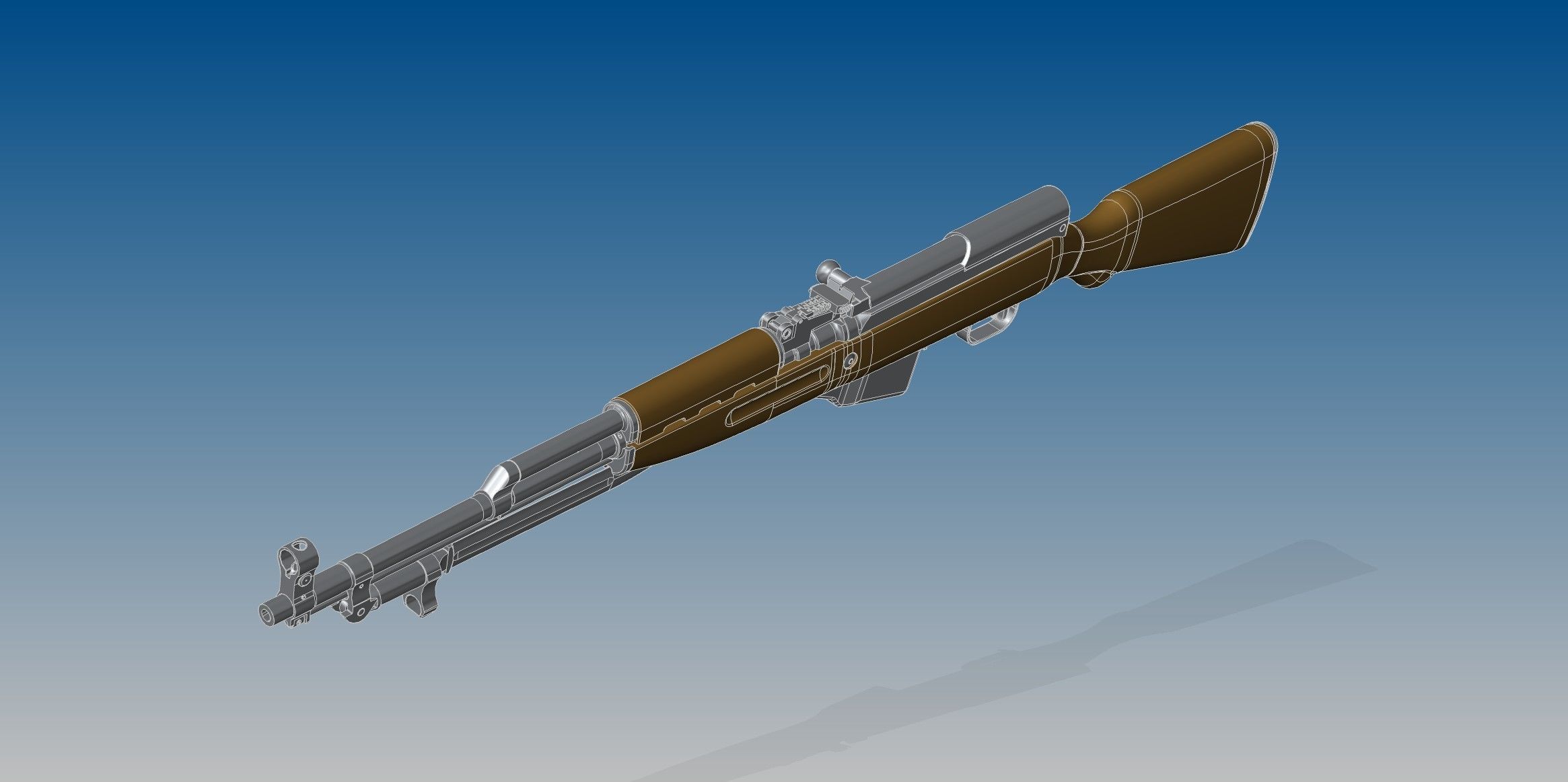 Soviet SKS 3D model | CGTrader