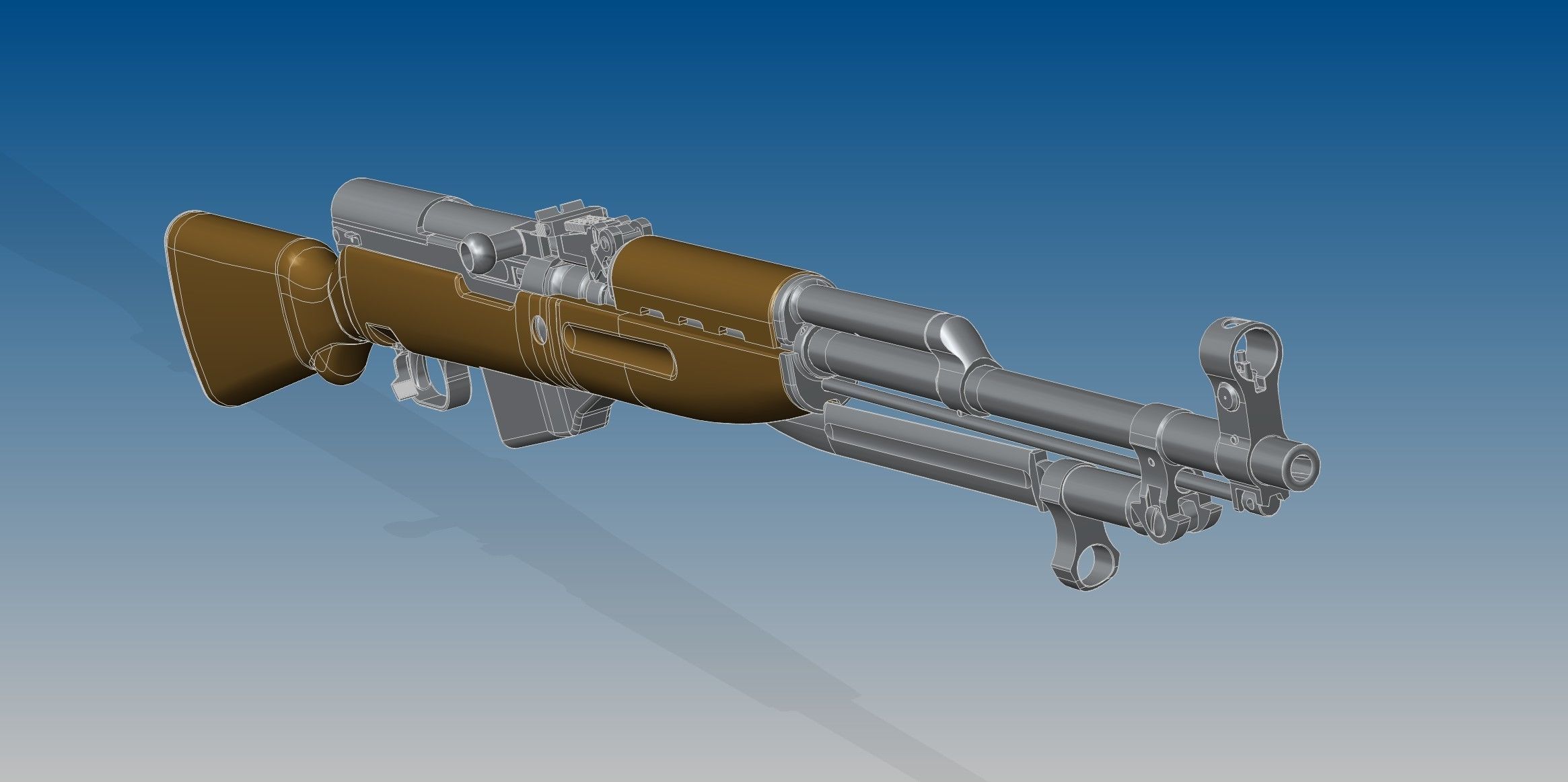 Soviet SKS 3D model | CGTrader