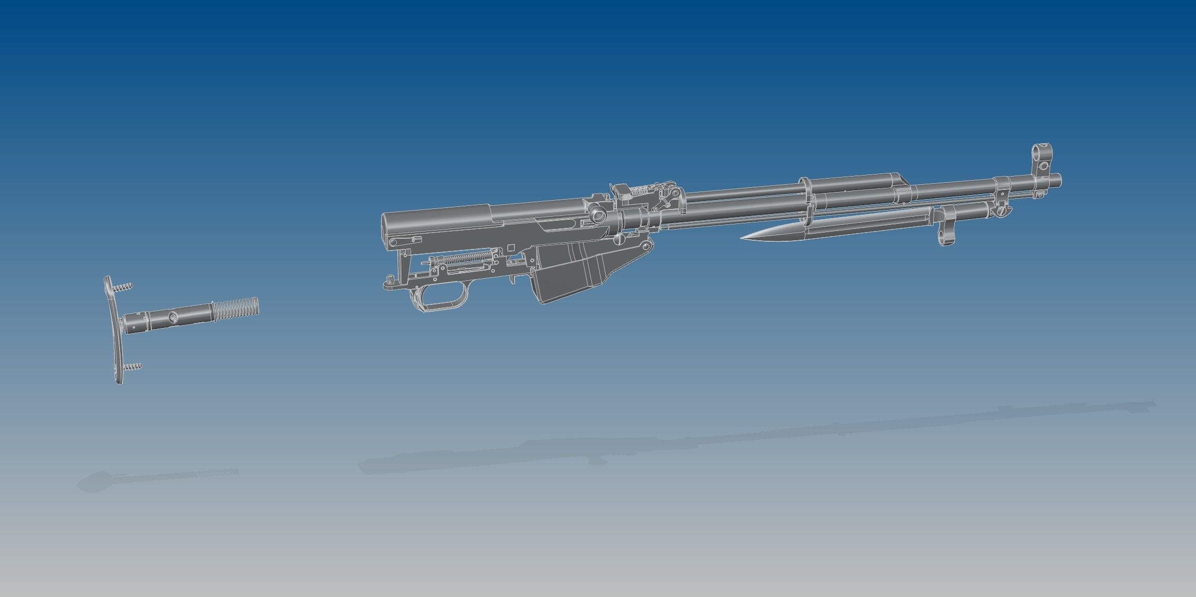Soviet SKS 3D model | CGTrader