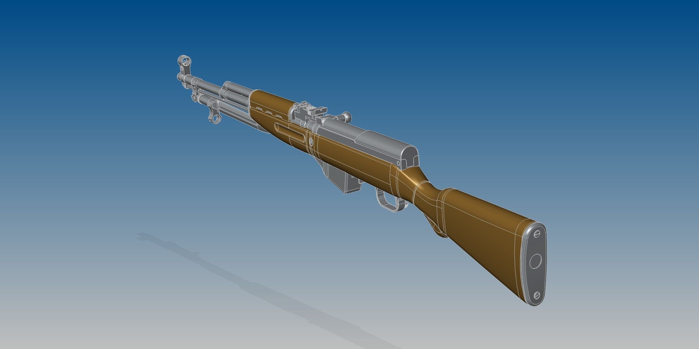 Soviet SKS 3D model | CGTrader