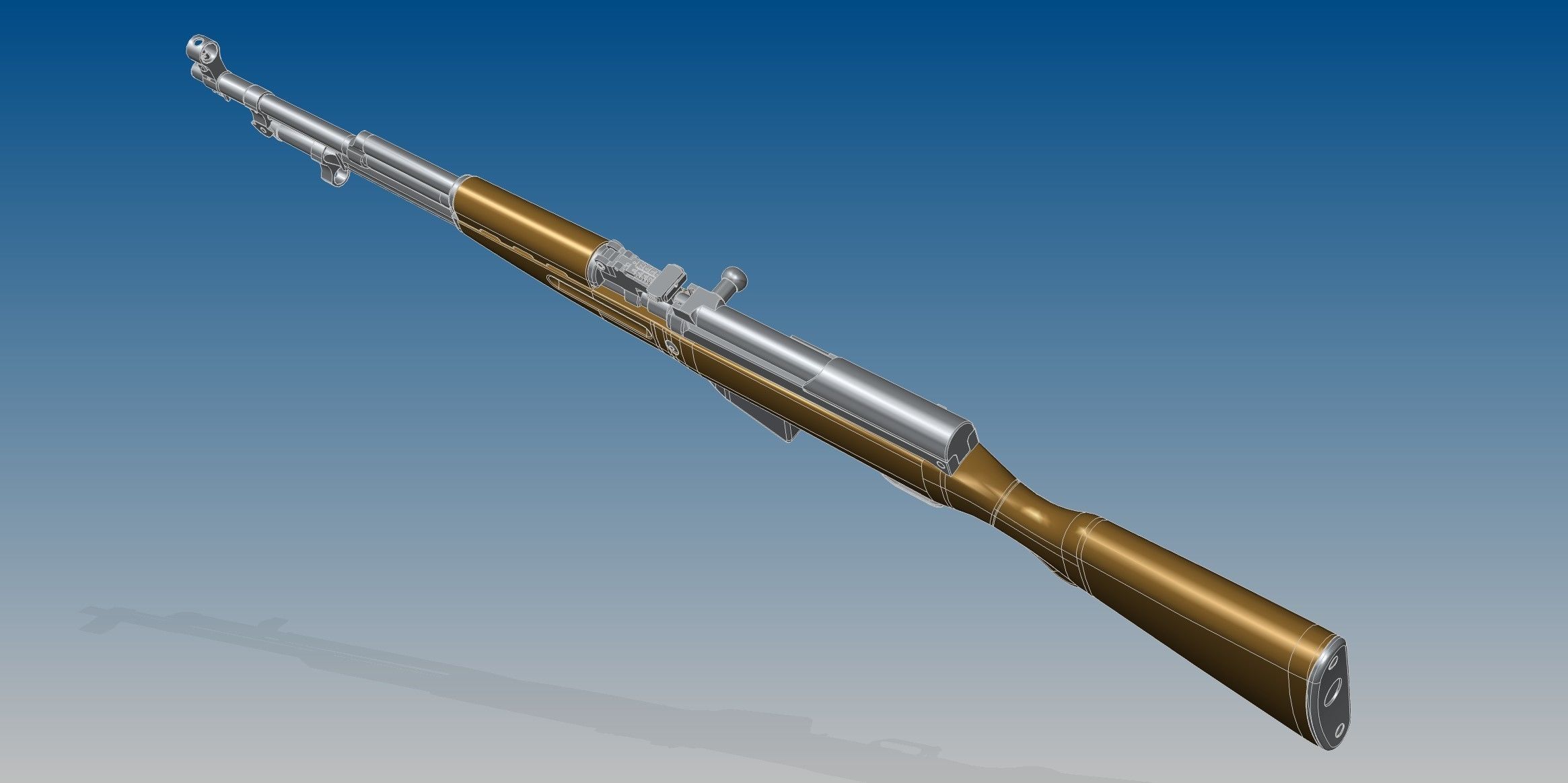 Soviet SKS 3D model | CGTrader