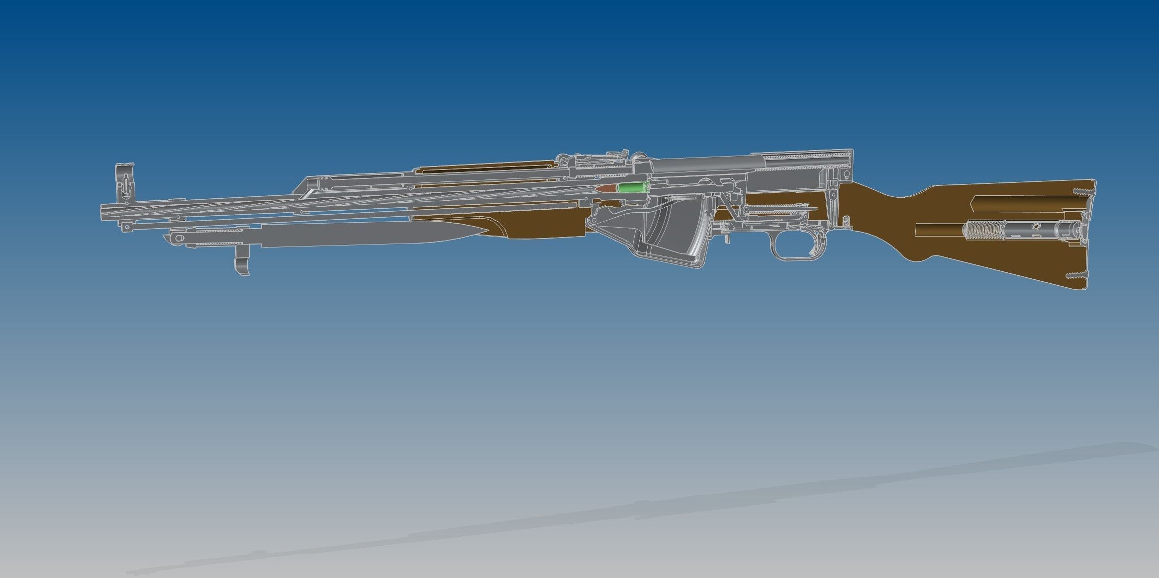 Soviet SKS 3D model | CGTrader