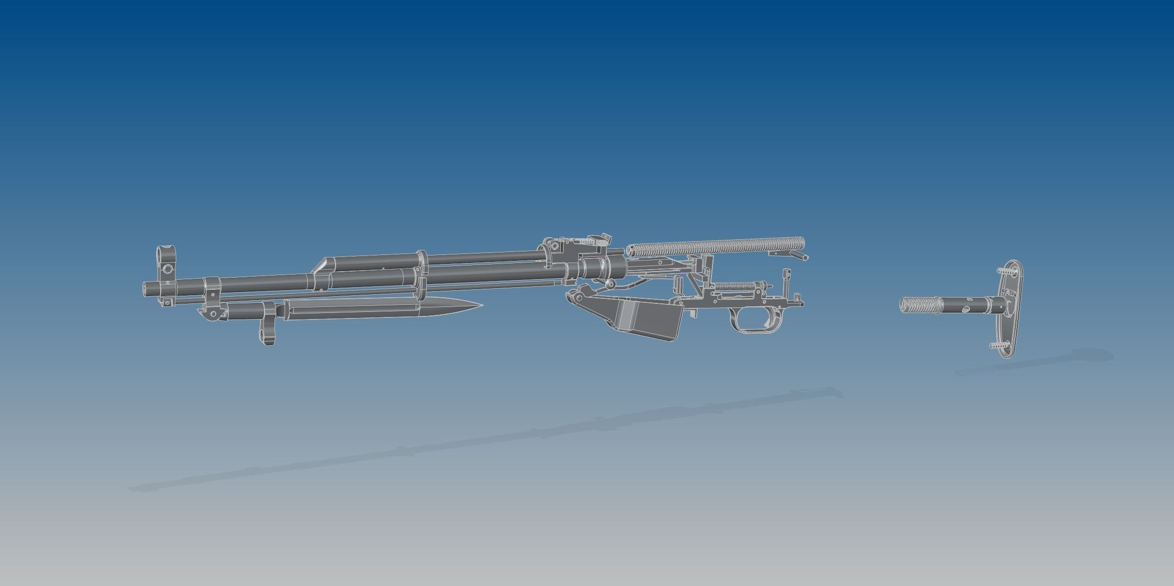 Soviet SKS 3D model | CGTrader