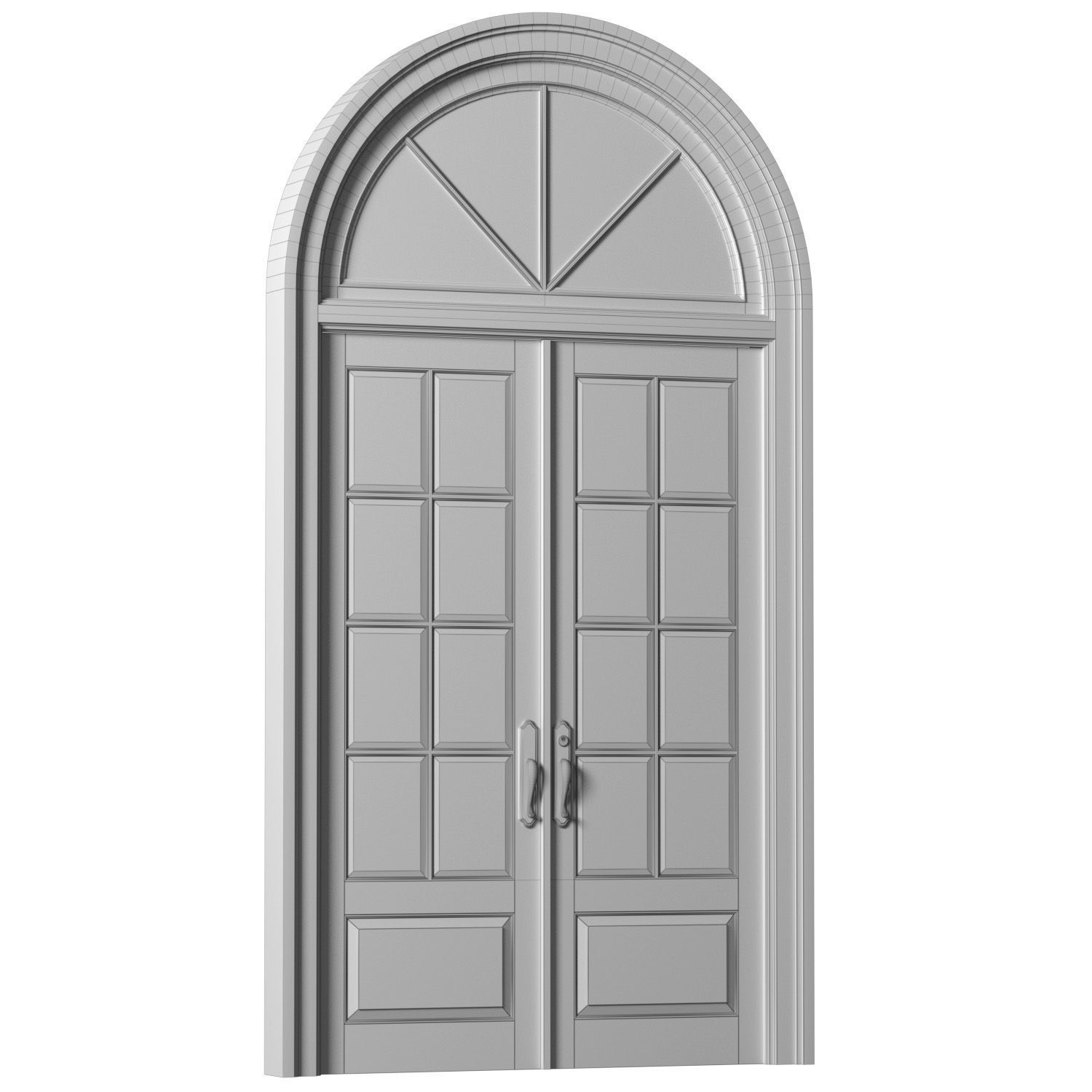 Arc Classic Entrance Doors 3D model | CGTrader