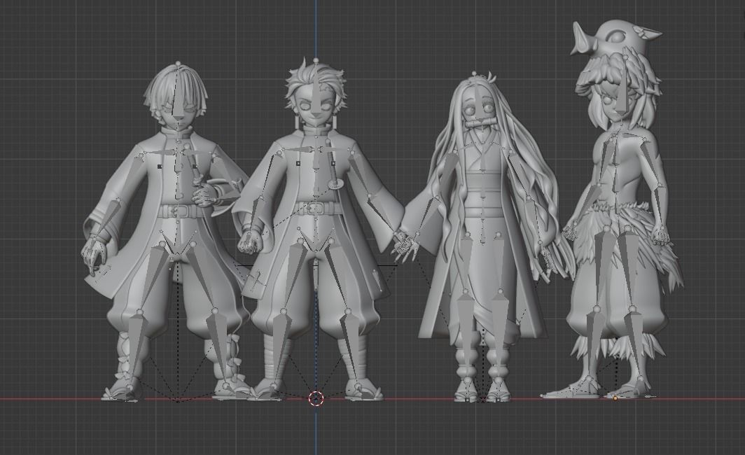 Demon Slayer 3D Model Collection | CGTrader