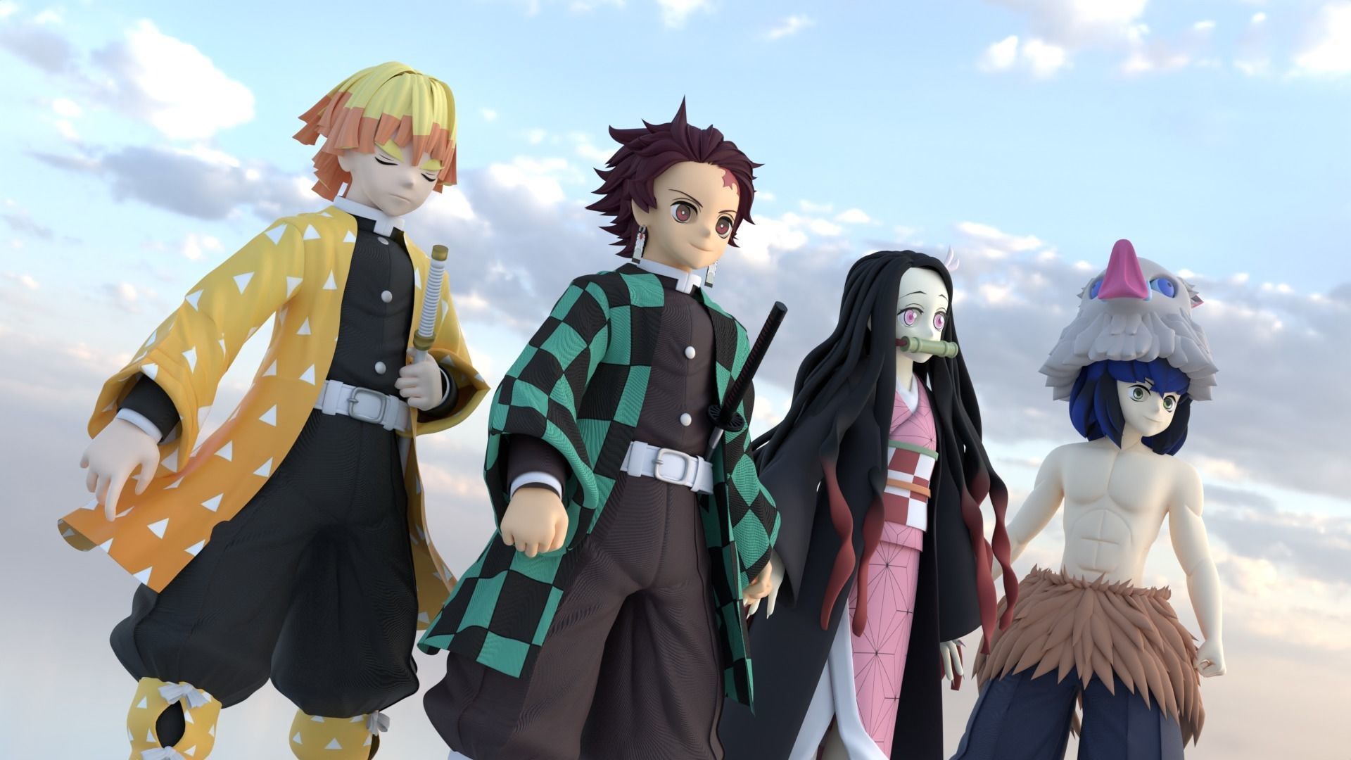 Demon Slayer 3D Model Collection | CGTrader