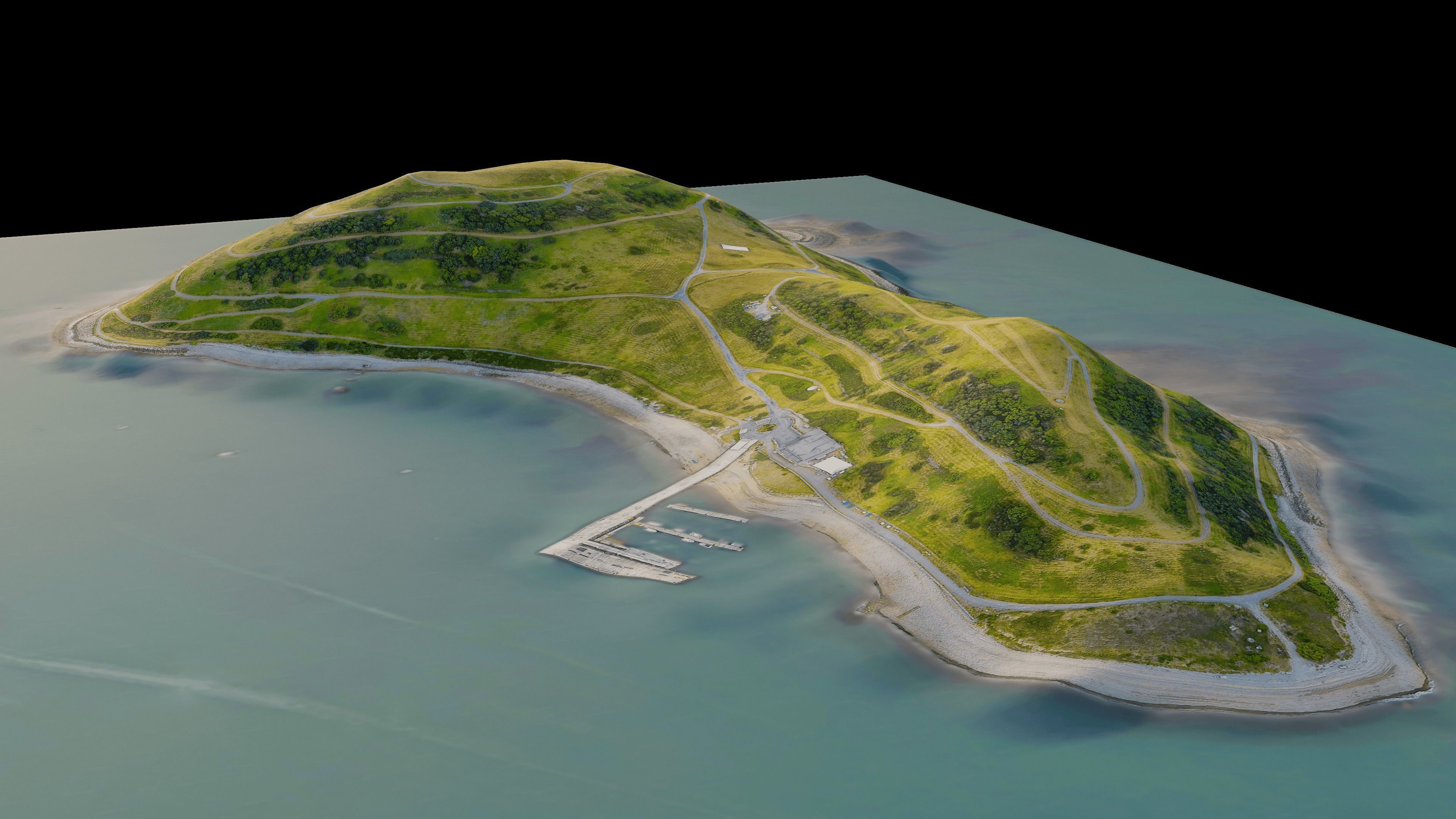 Spectacle Island Boston 3d model terrain 3D model | CGTrader