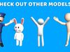 Free Lowpoly Stickman - Rigged Stickman - Chibi free VR / AR / low-poly ...