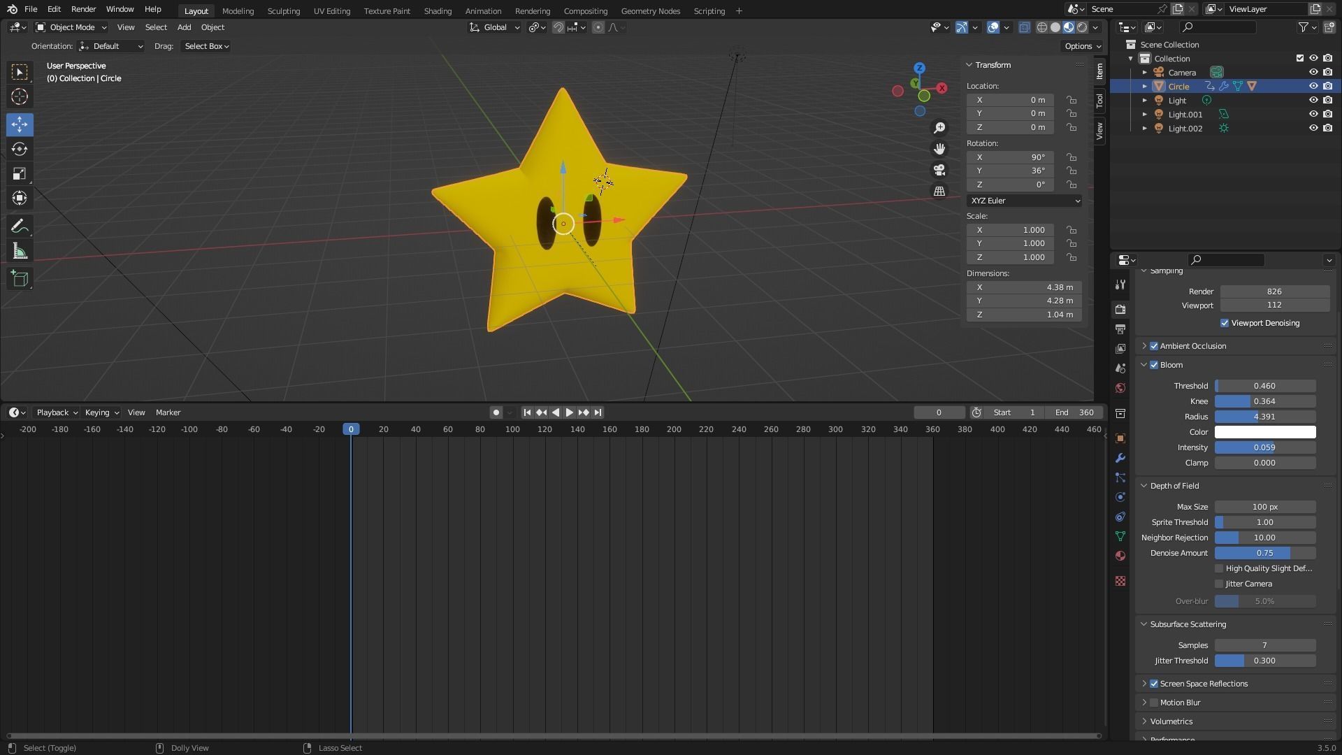 Mario Bros Super Star items to blender 3D 3D model | CGTrader