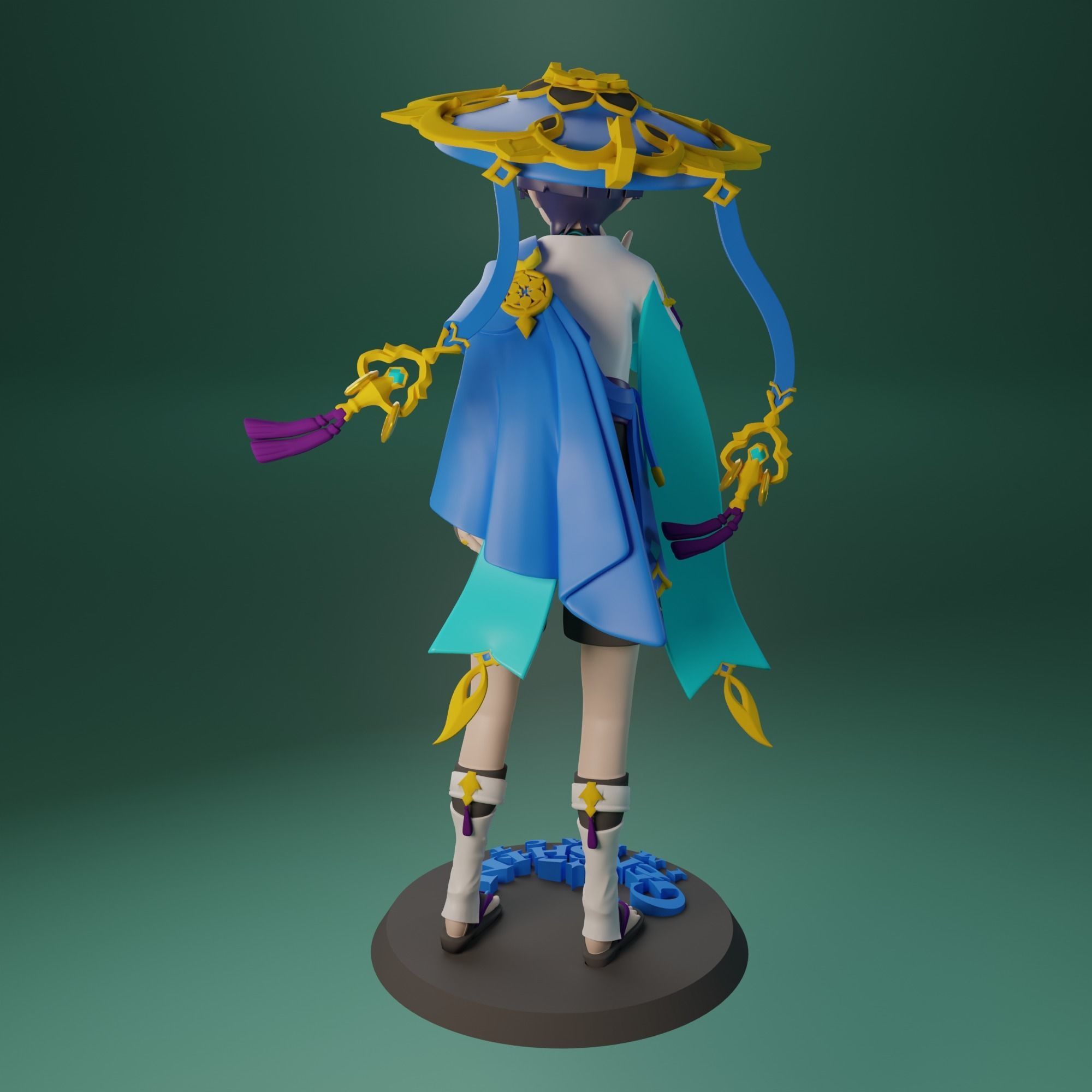 WANDERER SCARAMOUCHE GENSHIN IMPACT 3D model 3D printable | CGTrader