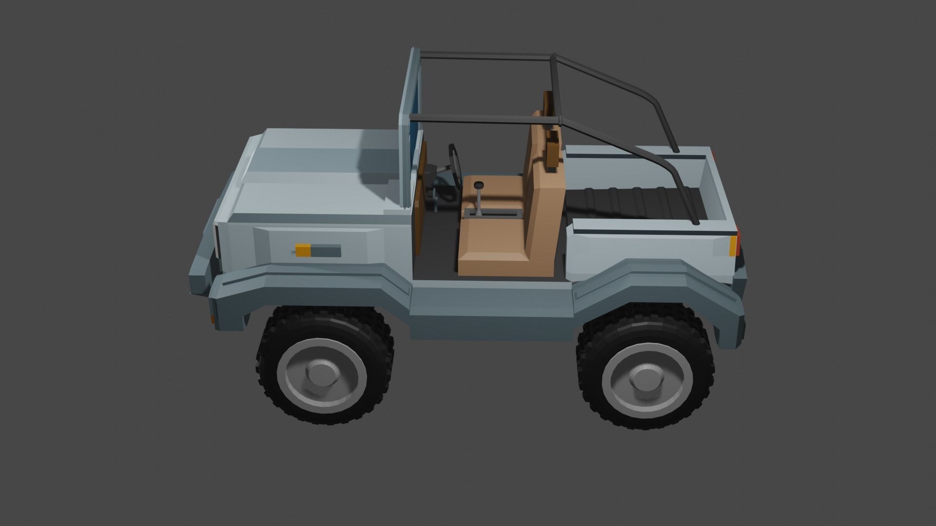 3D model Low poly jeep VR / AR / low-poly | CGTrader