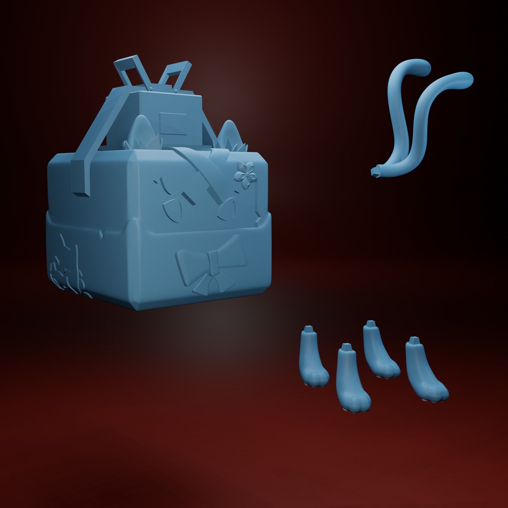 KIRARA BOX FORM FROM GENSHIN IMPACT 3D model 3D printable | CGTrader