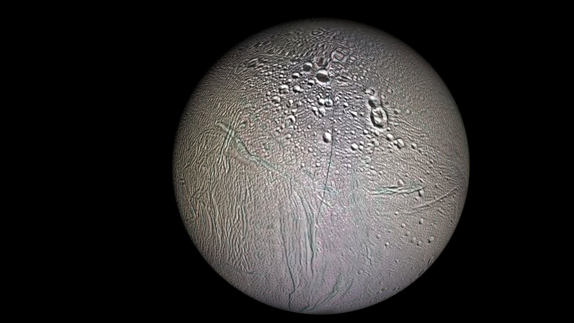 Enceladus Planet 3D model | CGTrader