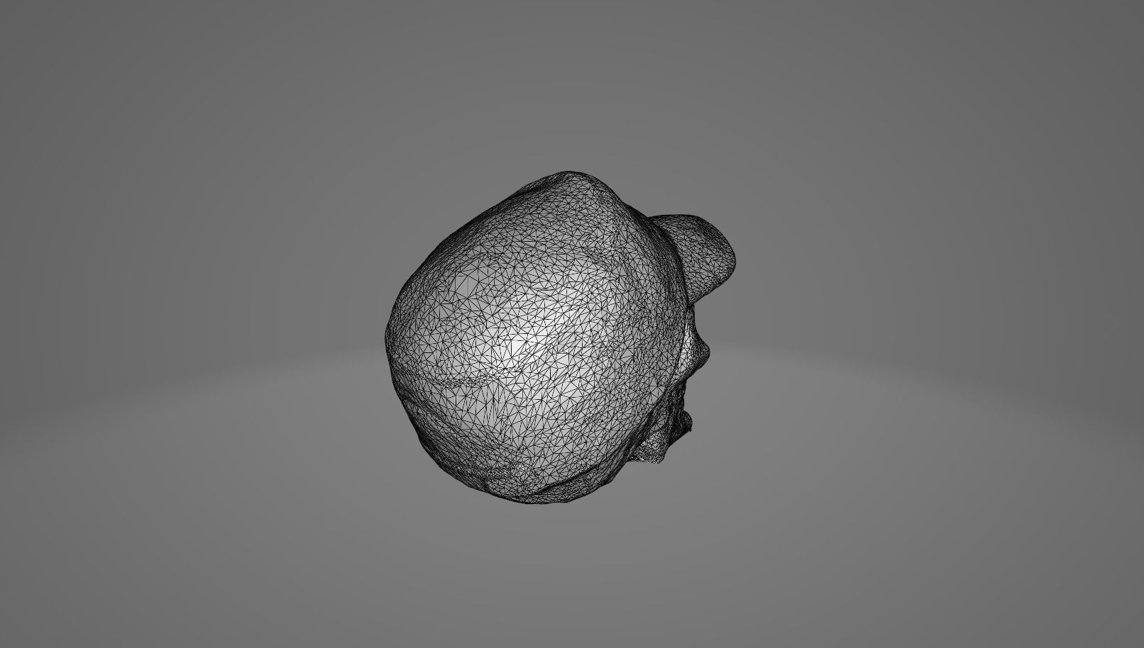 Baseball Cap Skull - Detailed 3D Model for Printing and CGI 3D model 3D ...