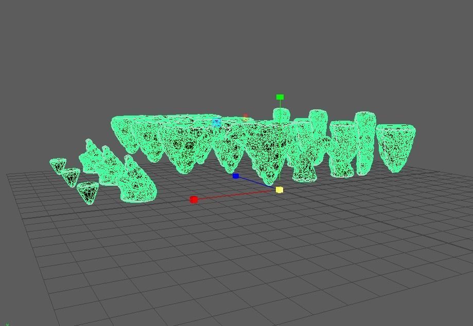 Ghibli Style Rocks 3D model | CGTrader