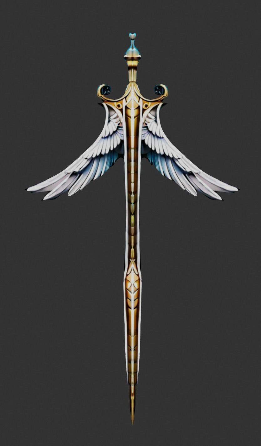 3D model Solar Angel Blade VR / AR / low-poly | CGTrader