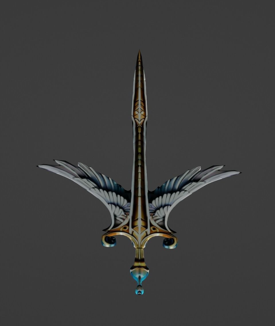 3D model Solar Angel Blade VR / AR / low-poly | CGTrader