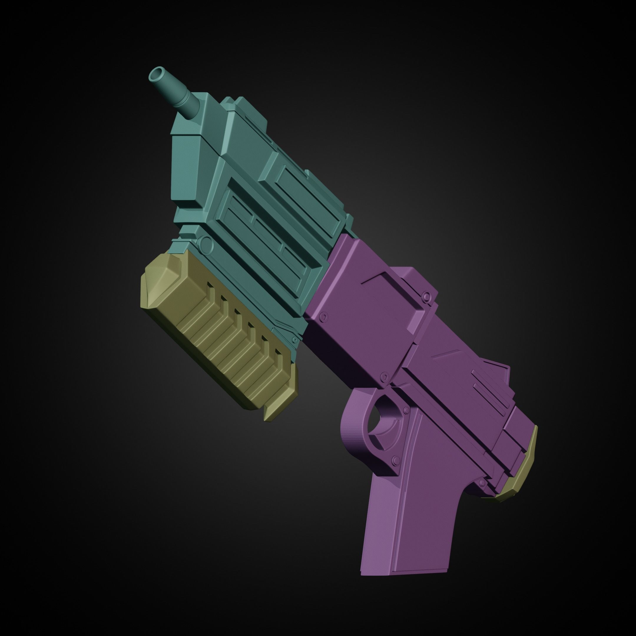 The Bad Batch Wrecker Gun for Cosplay 3D model 3D printable | CGTrader