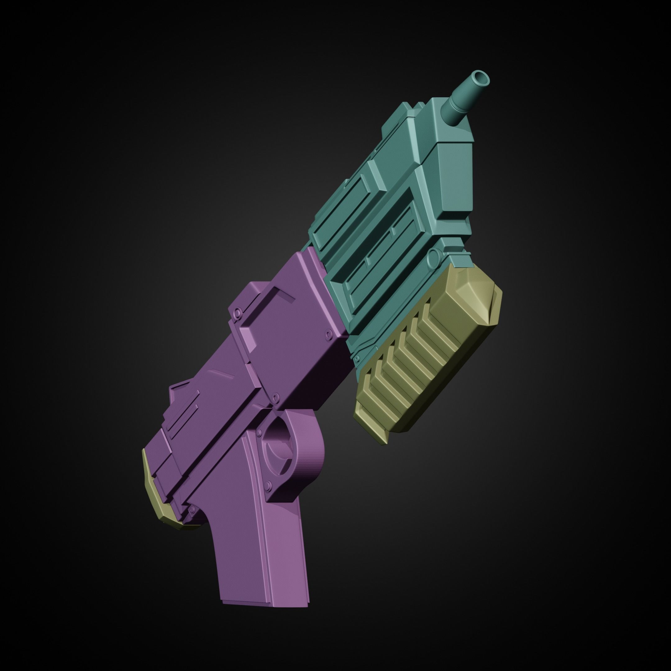The Bad Batch Wrecker Gun for Cosplay 3D model 3D printable | CGTrader