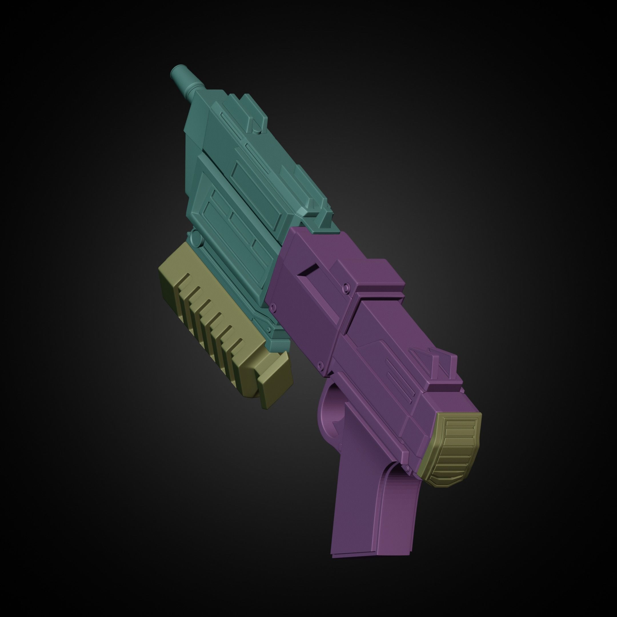 The Bad Batch Wrecker Gun for Cosplay 3D model 3D printable | CGTrader