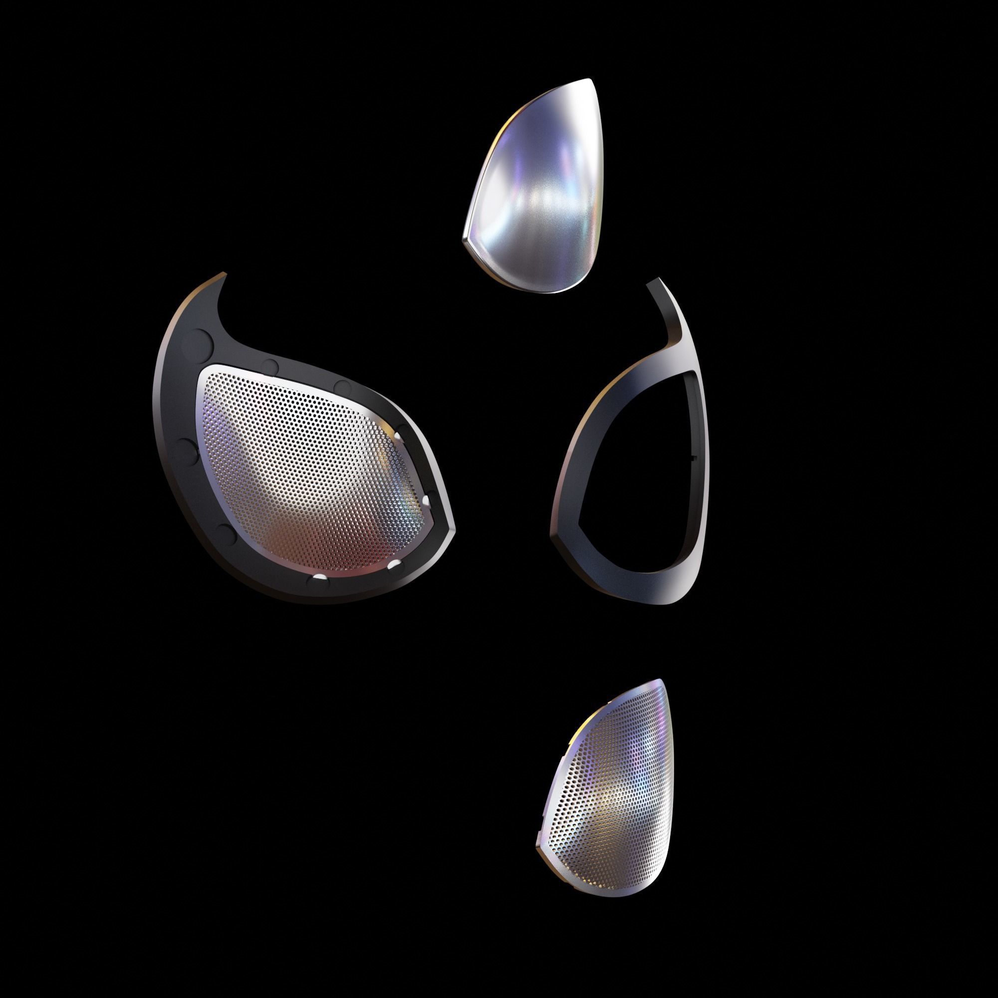 Edge of Time Spider-Man faceshell bundle 3D model 3D printable | CGTrader