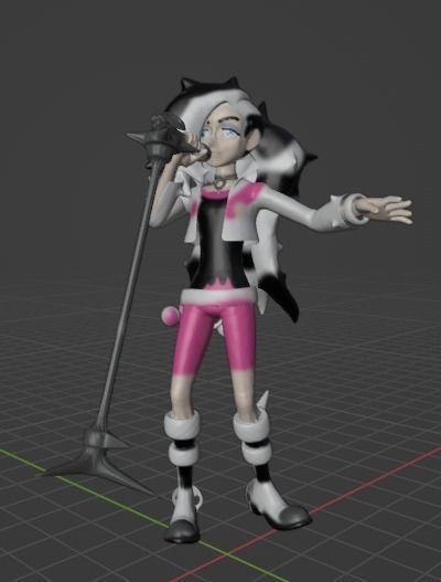 Piers gym leader 3D model 3D printable | CGTrader