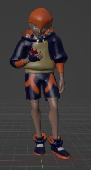 Raihan gym leader 3D model 3D printable | CGTrader