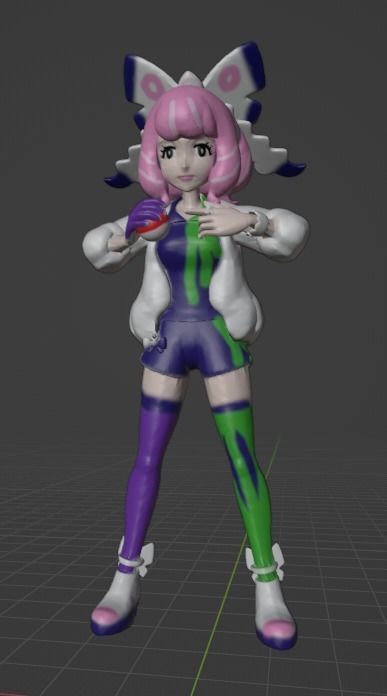 Klara gym leader 3D model 3D printable | CGTrader