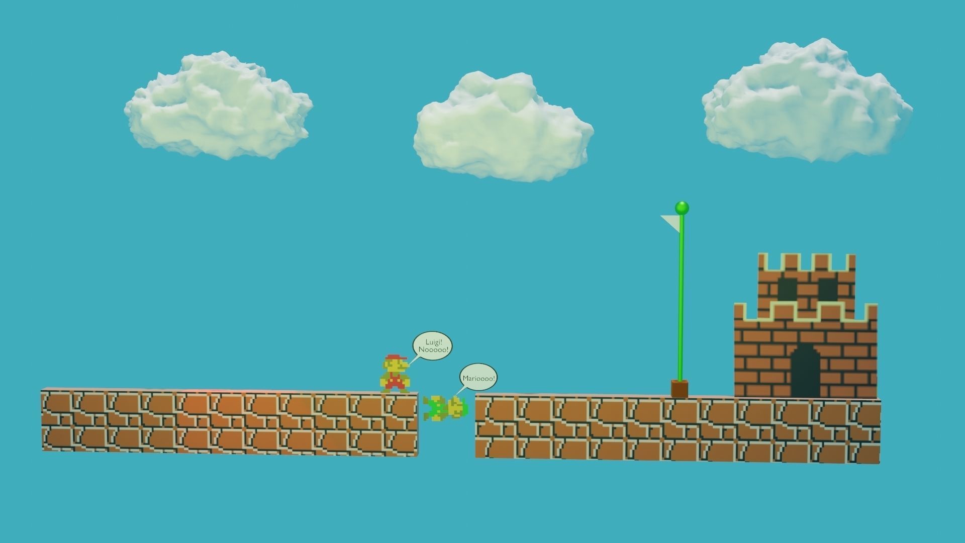 Mario free 3D model animated | CGTrader
