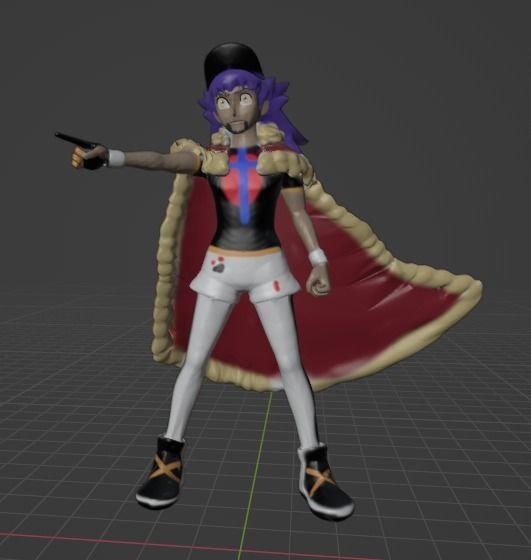 Leon pokemon master 3D model 3D printable | CGTrader