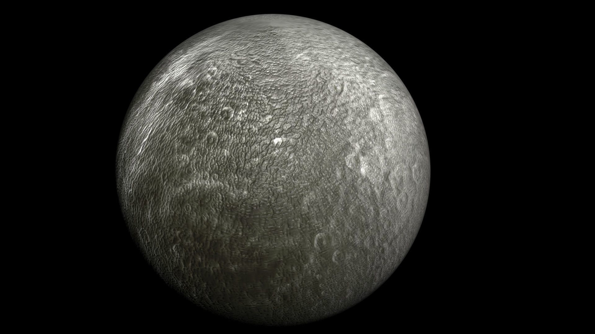 Rhea Planet 3D model | CGTrader
