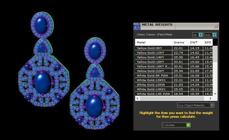 Earrings 3D model 3D printable | CGTrader